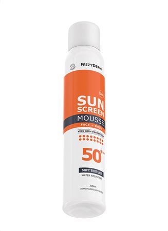 SUN SCREEN MOUSSE SPF 50+ | FREZYDERM