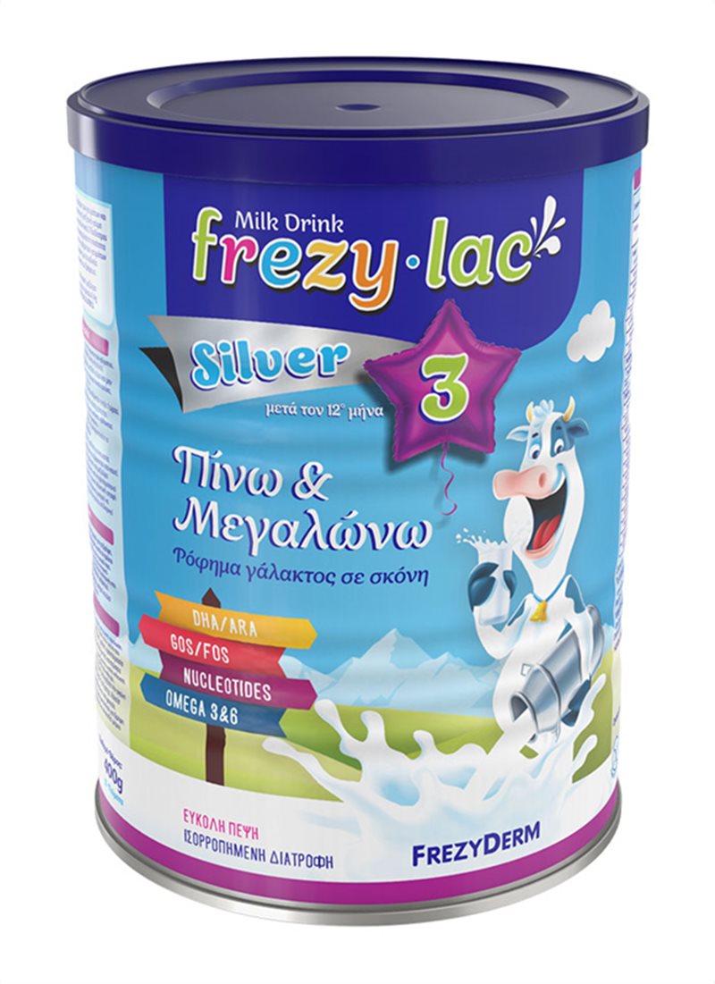 FREZYLAC SILVER 3 Αγελαδινό Ρόφημα σε Σκόνη από 12 μηνών | FREZYDERM